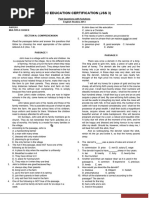 JSS3 English Mock Exam Questions 2024 | PDF | Poetry | Money