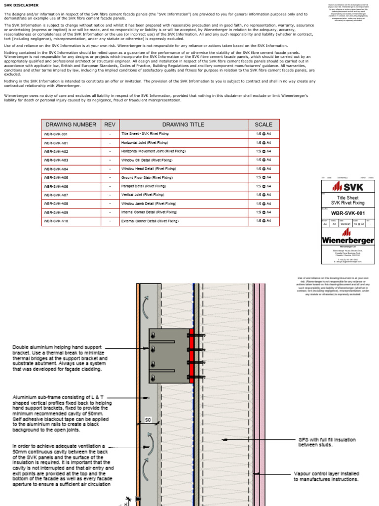 01 - WBR-SVK - Rivet Fixing | PDF | Building Insulation | Drywall