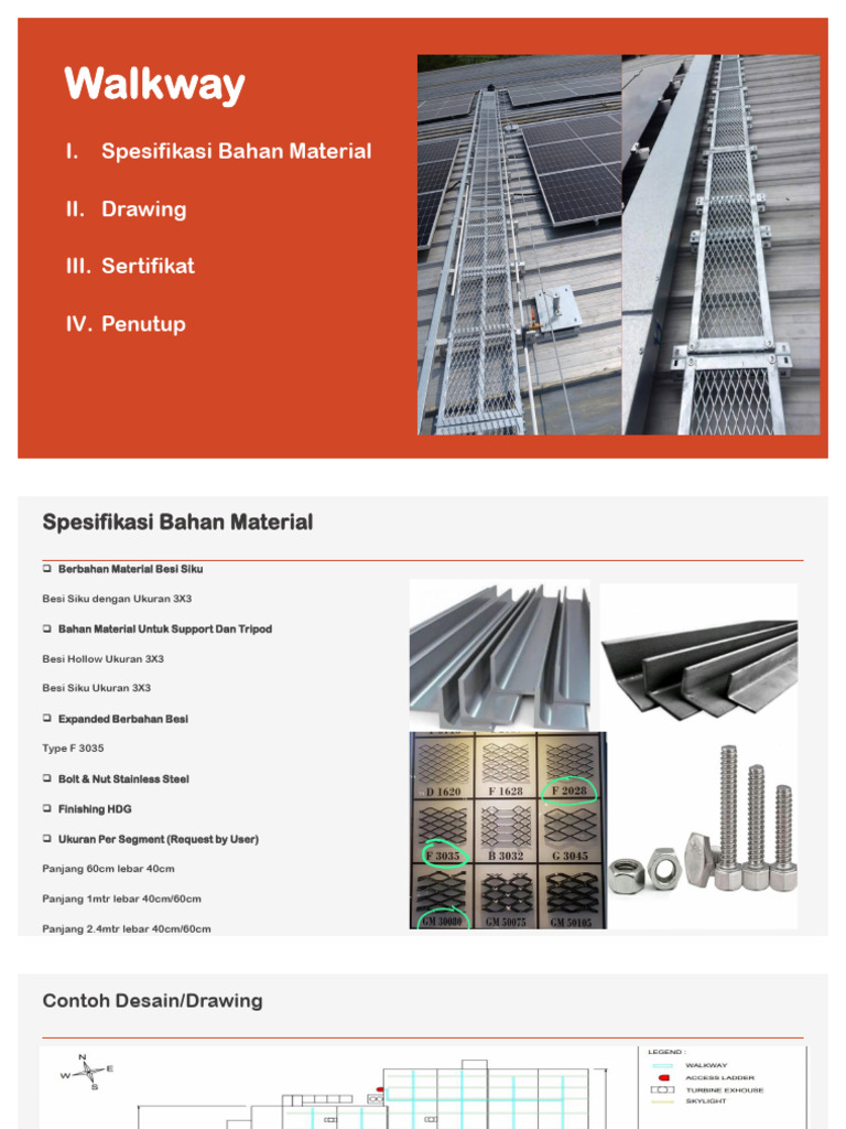Data Sheet Walkway | PDF