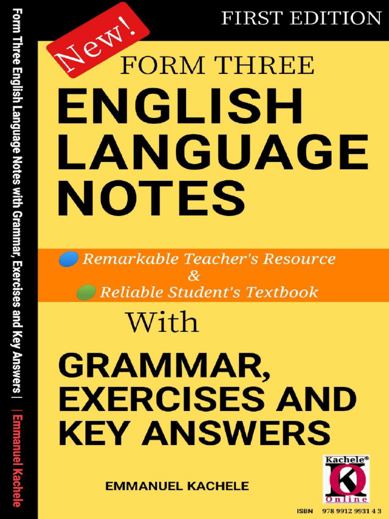 Form Three English Study Guide | PDF | Essays | Reading Comprehension