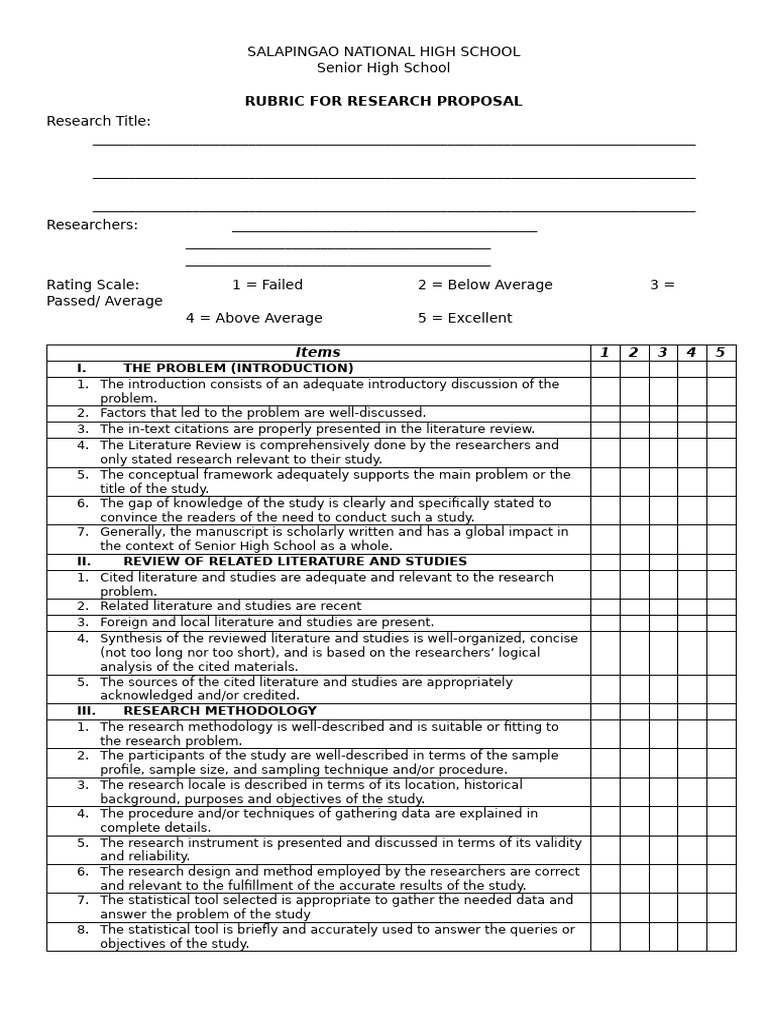 Rubric Written Research Report | PDF | Methodology | Science