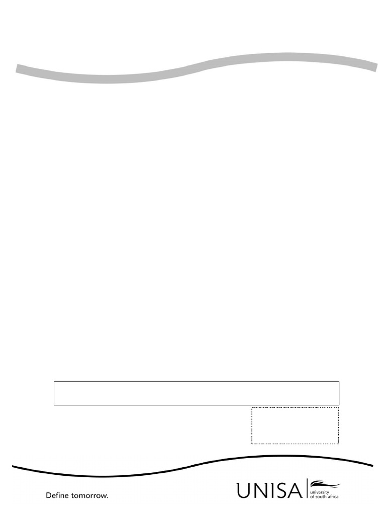 Tso Tutorial Letter | PDF