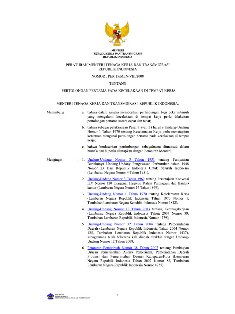 List Kotak P3K Tipe A | PDF