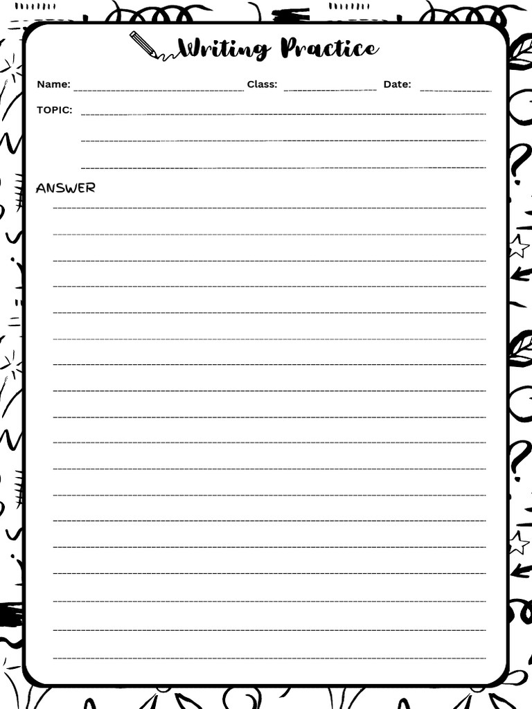 Writing Practice (2) | PDF