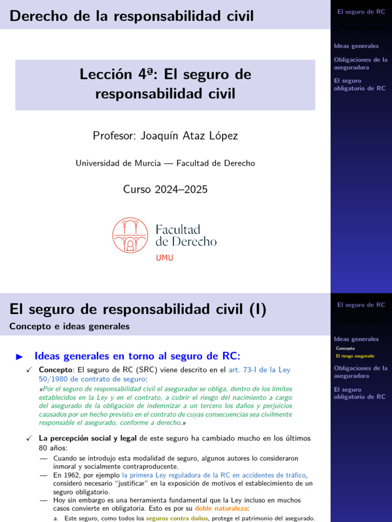 Seguro RC | PDF | Seguro | Póliza de seguros