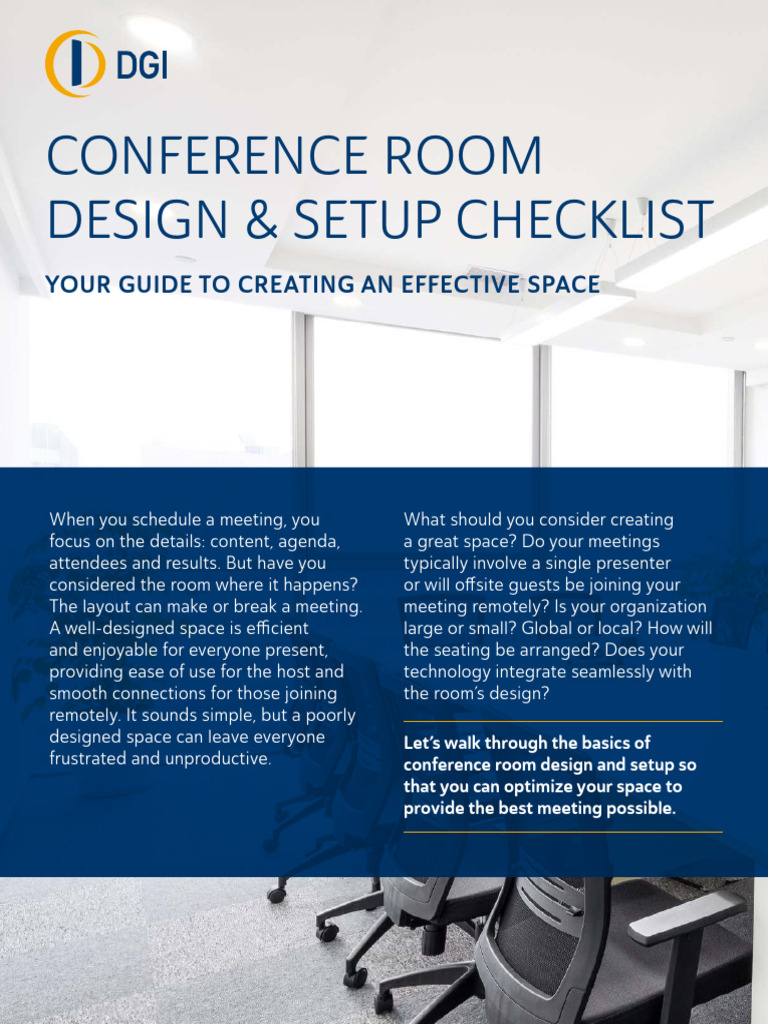 DGI-ConferenceDesignSetupChecklist- | PDF | Virtual Reality | Graphic ...