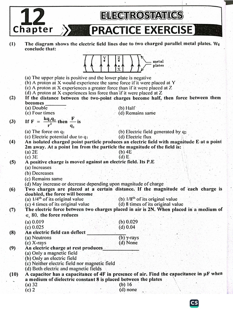 Electrostatics TPP | PDF