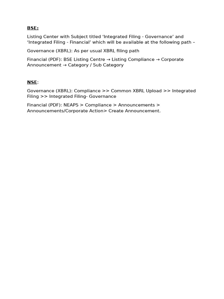 Integrated Filing Path Pdf