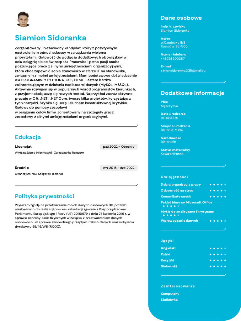 Siamion-Sidoranka | PDF