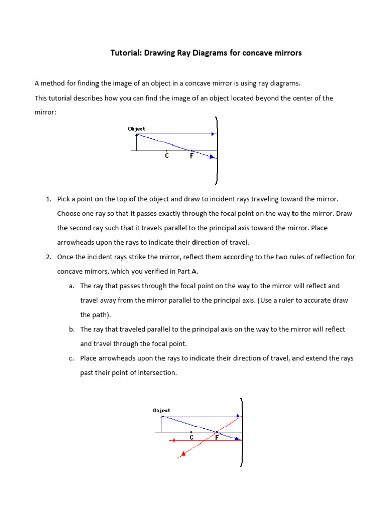 Reflection Concave Mirror | PDF | Mirror | Reflection (Physics)