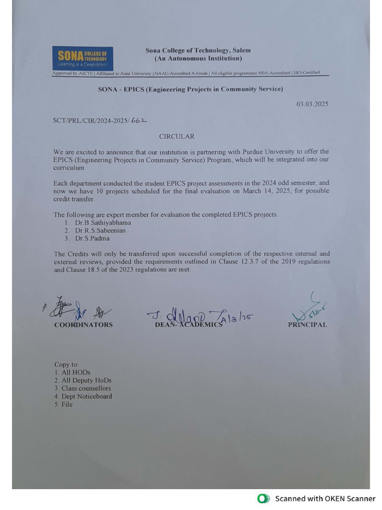 EPICS Final Evaluation - 1 | PDF