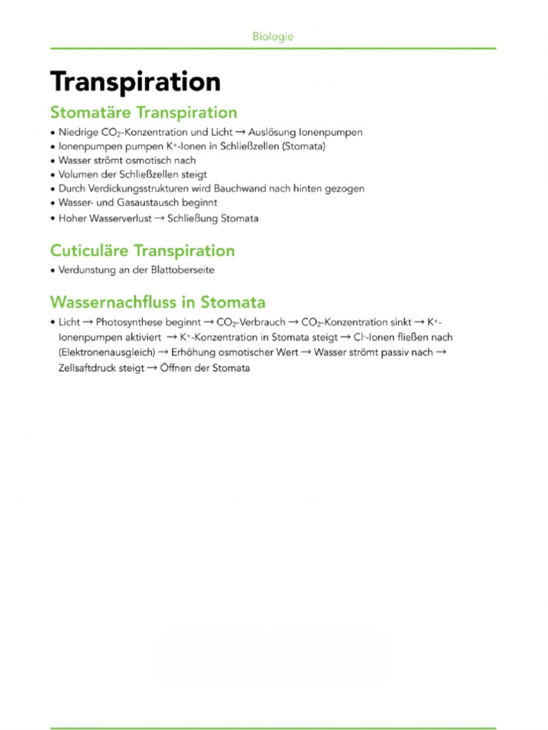 Bio Transpiration | PDF