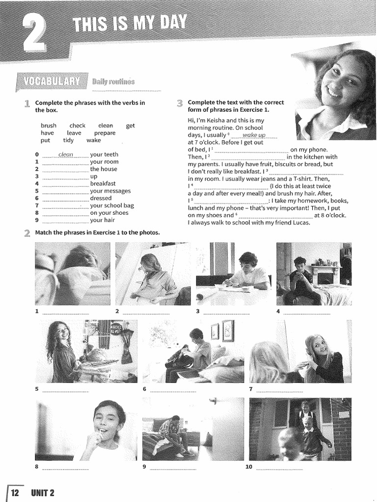 PREPARE 2 WORKBOOK-trang-2 | PDF | Meal | Lunch