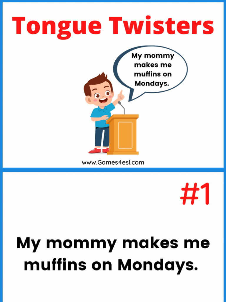 Tongue Twisters | PDF