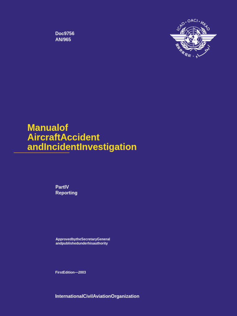 Icao Dic 9756 | PDF | Flight Recorder | Aircraft