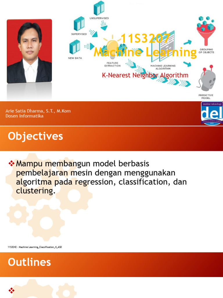 PM W04S01-K-Nearest Neighbor | PDF | Machine Learning | Statistical Classification