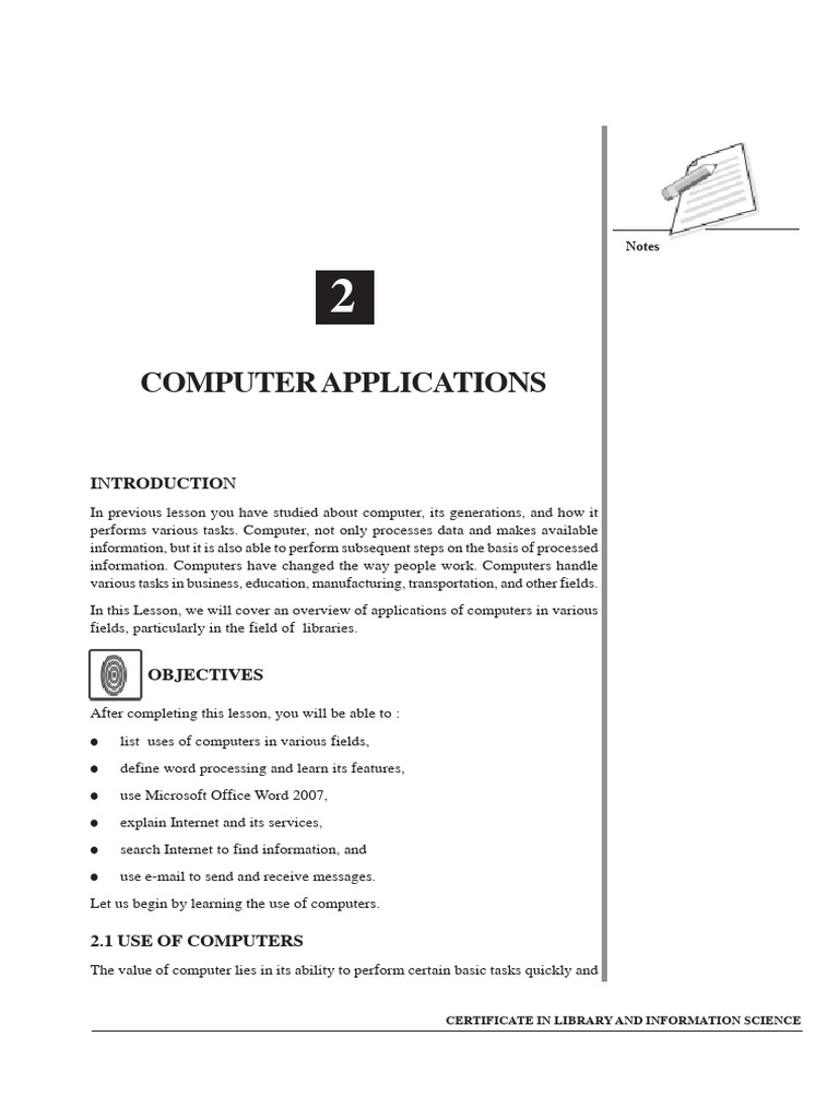 Computer Apllication Pakages | PDF | World Wide Web | Internet & Web