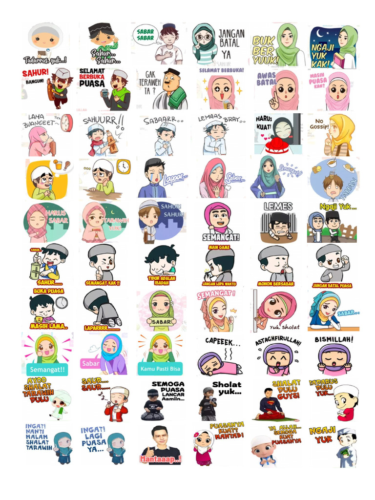 Stiker Ramadhan | PDF