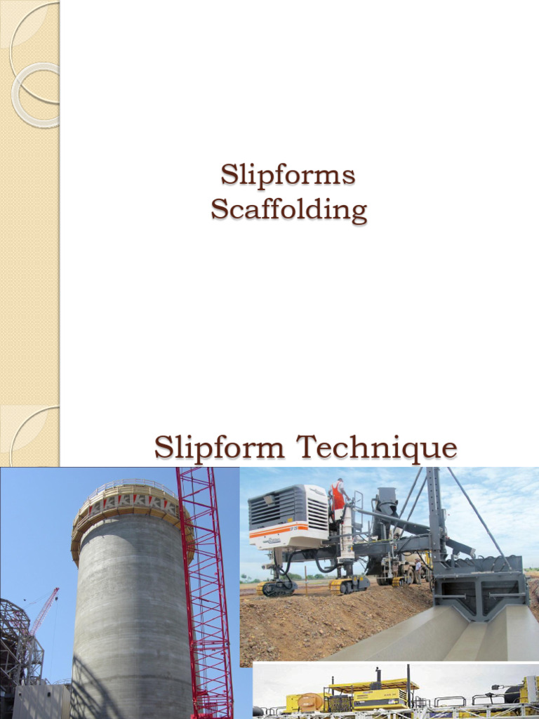SLIPFORM AND SCAFFHOLDING | PDF | Scaffolding | Architectural Elements