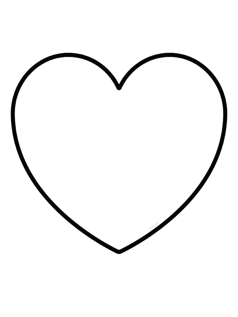 Blank Heart Templates Us Ac 4 - Ver - 2 | PDF