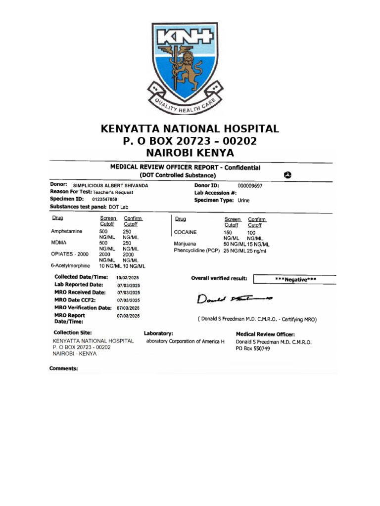Kenyatta National Hospital | PDF