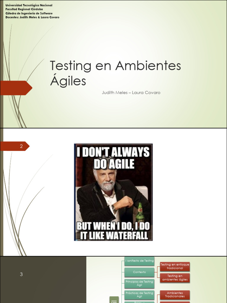 2024 2C Agile Testing | PDF | Desarrollo guiado por pruebas | Pruebas ...