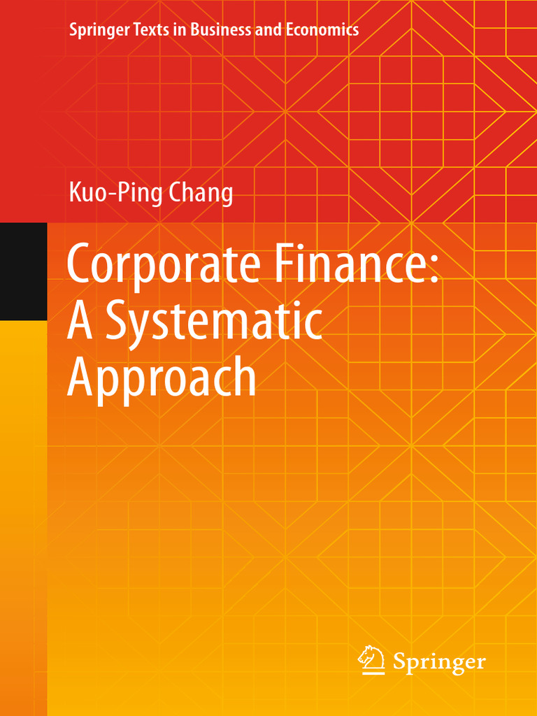 (Springer Texts in Business and Economics) Kuo-Ping Chang - Corporate ...