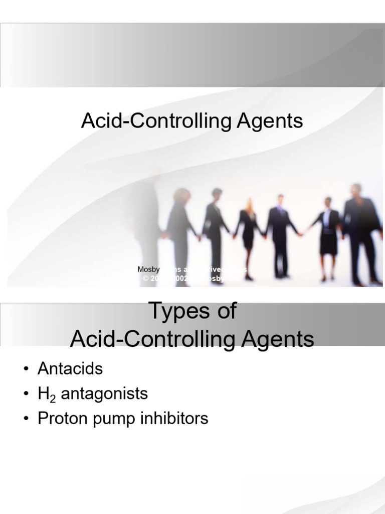 Acid Controlling Agents | PDF | Gastroenterology