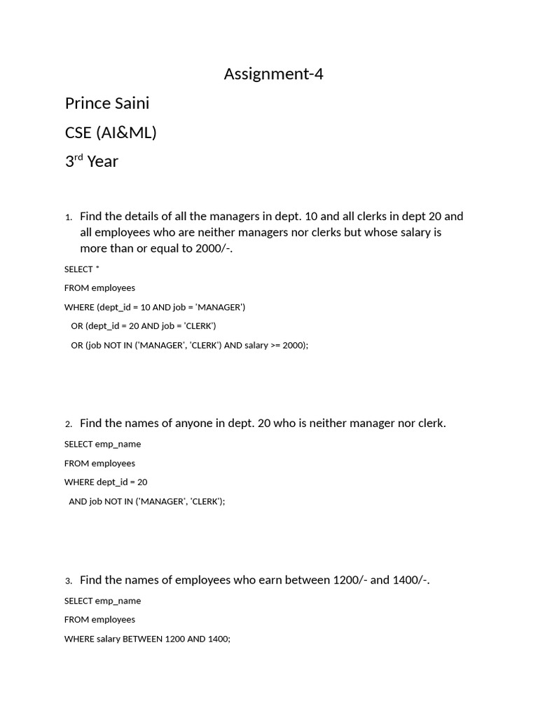 Assignment-4 Prince - Saini | PDF