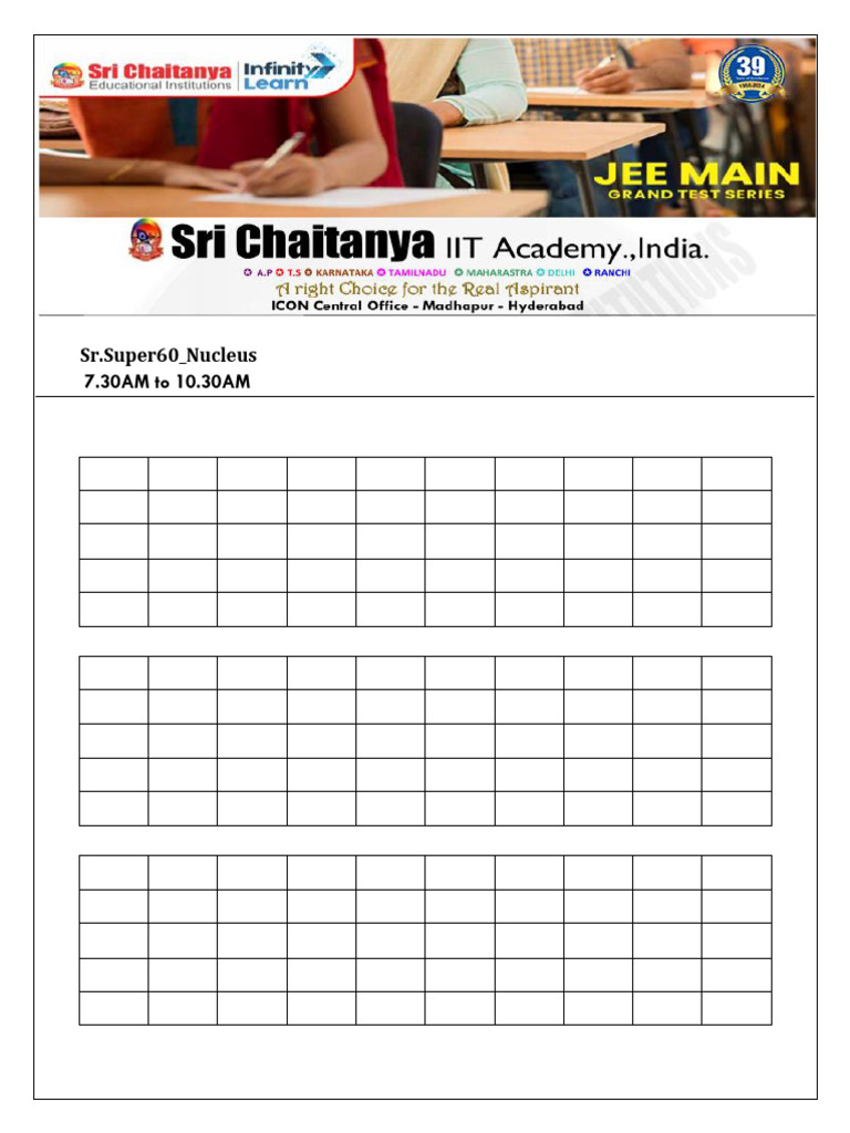 16-01-2025 - SR - Super60 & All Streams - Jee-Main - IGTM-18 - Key & Sol's | PDF