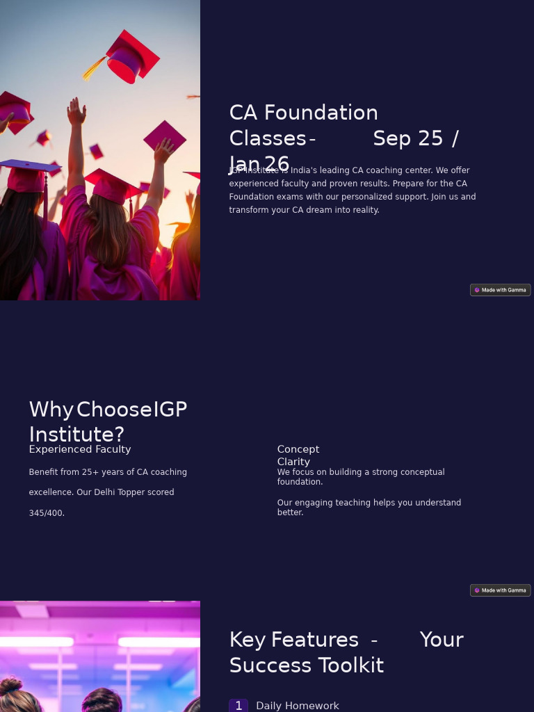 CA Foundation Classes Sep 25 Jan 26 | PDF | Pedagogy | Teaching