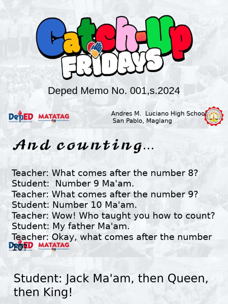 Catch Up Fridaysorientation Presentation 240116112047 10aba334 | PDF ...