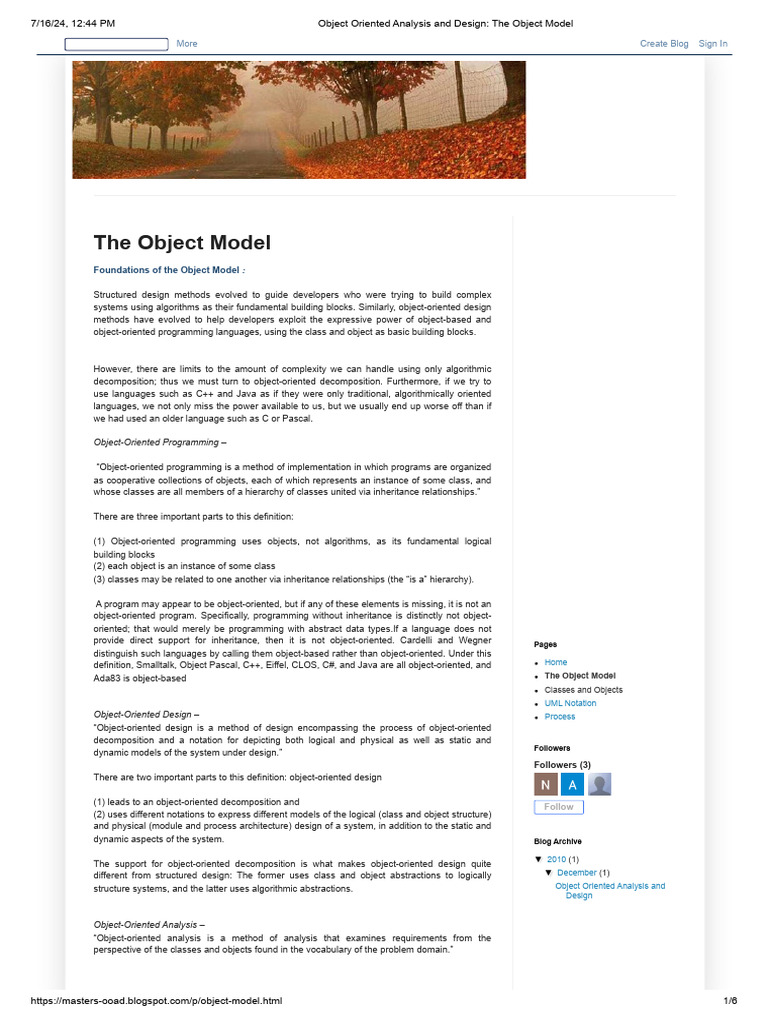 Object Oriented Analysis And Design The Object Model Pdf Inheritance Object Oriented