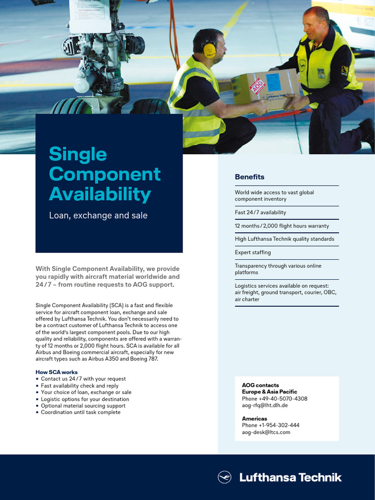 Loan Exchange and Sale - SCA - Single Component Availability | PDF ...