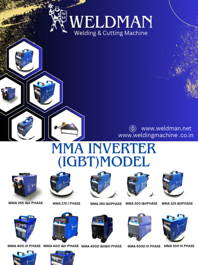 Welding & Cutting Machines Overview | PDF