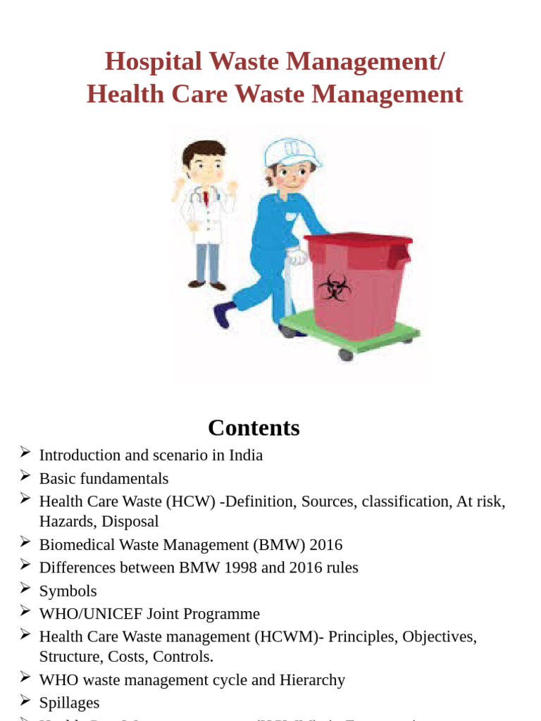 Hospital Waste Management | PDF | Waste | Waste Management