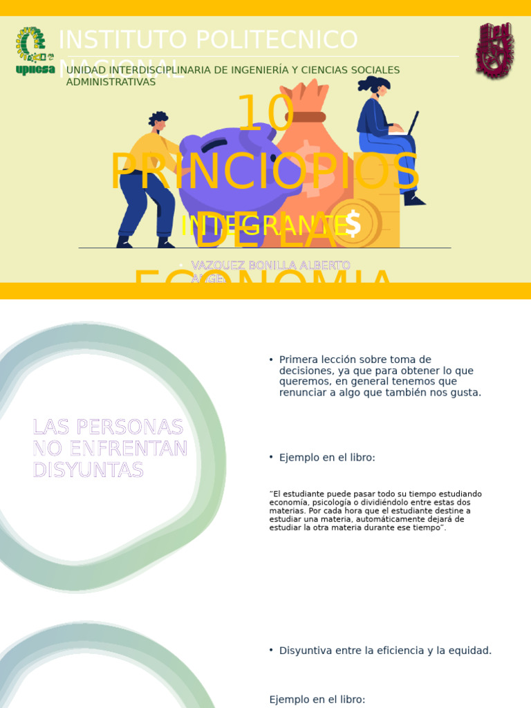 10 Principios de La Economia | PDF | Inflación | Mercado (economía)