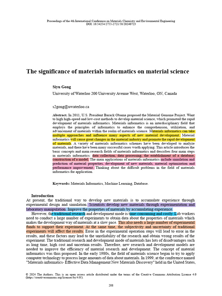 the-significance-of-materials-informatics-on-material-science | PDF ...