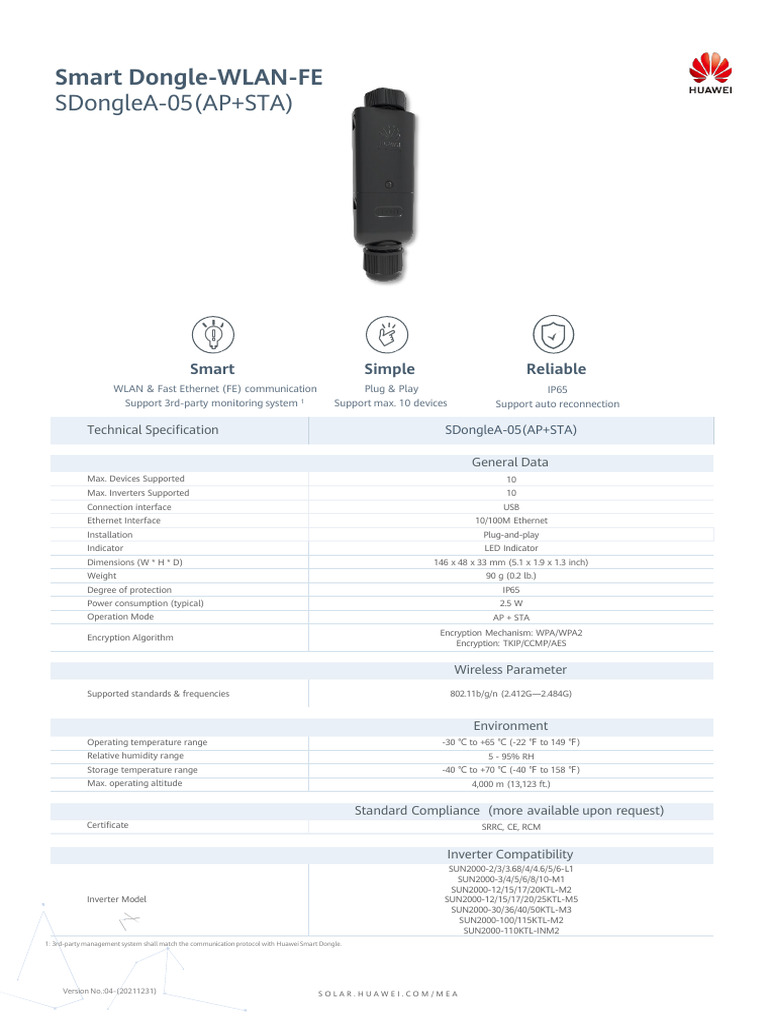 Dongle2.0 Datasheet-WLAN | PDF | Wireless Lan | Wi Fi
