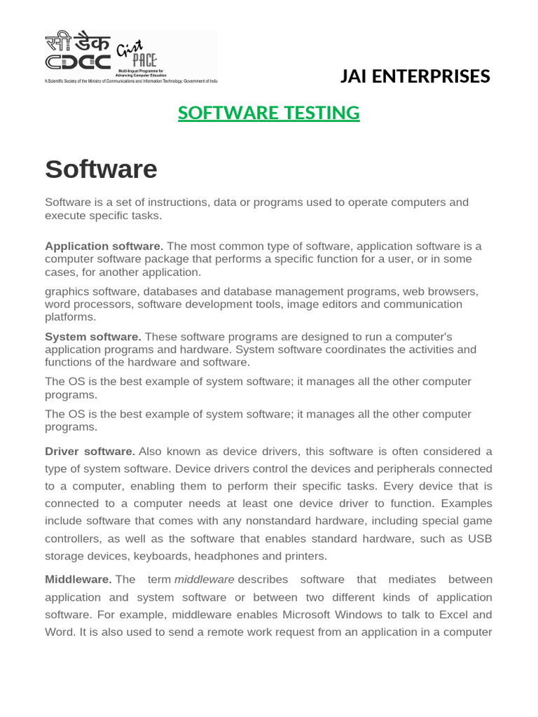 Manual Testing Notes | PDF | Software Testing | Software
