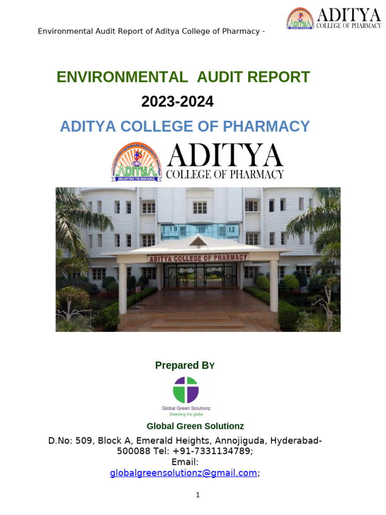 Environmental Audit Report 2023-24 | PDF | Waste | Audit