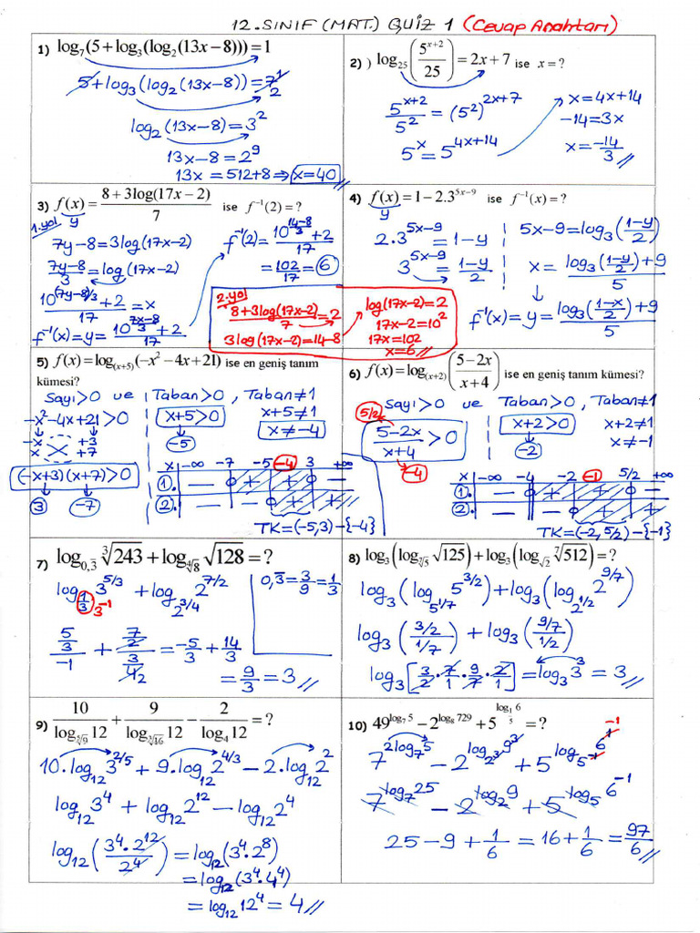 12 Mat Quiz 1 CVP Anahtarı | PDF