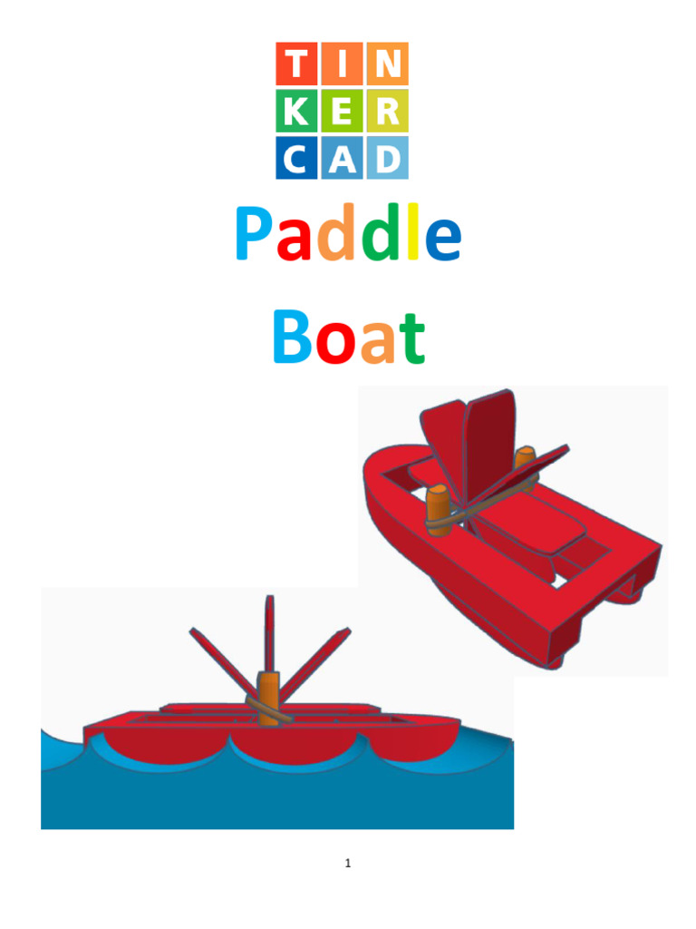 TinkerCAD Boat Assembly Guide | PDF | Human–Computer Interaction