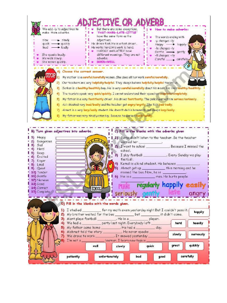 adjective & adverb | PDF