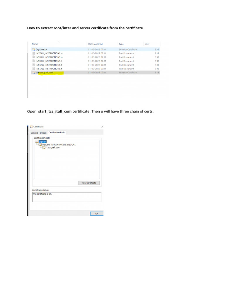 Jta TLS Certs Renew V1 | PDF | Proxy Server | Network Architecture