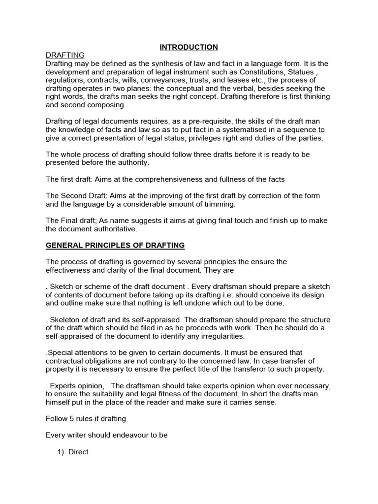 Legal Document Drafting Guide | PDF | Lawsuit | Pleading
