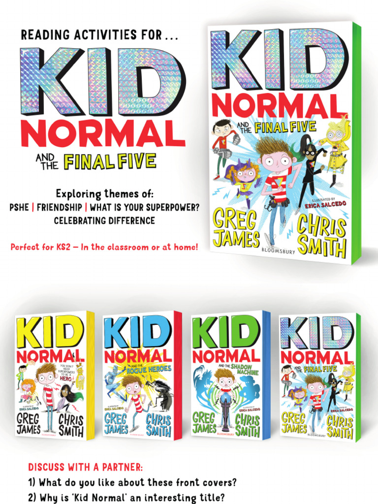 Greg James Chris Smith Kid Normal Reading Activities | PDF