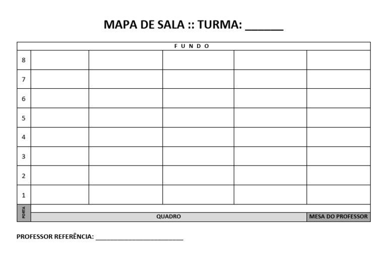 Mapa de Sala Turma Modelo | PDF