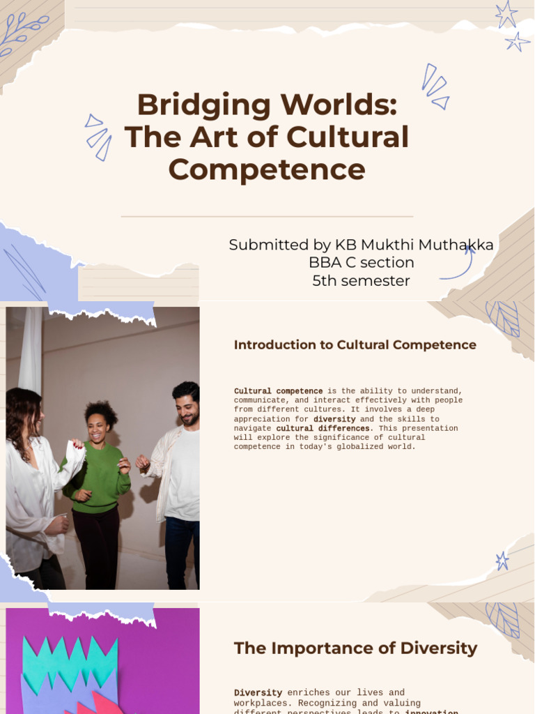 Slidesgo Bridging Worlds The Art of Cultural Competence ...