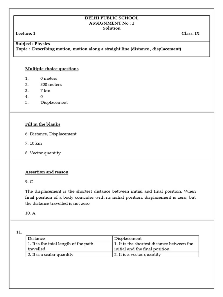 Assign_Lec1_IX_Solution_Motion | PDF | Distance | Euclidean Vector